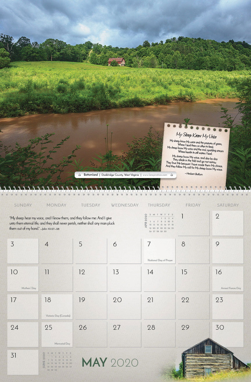 "West Virginia" 2020 Lenspiration Calendar - The Staddon Family